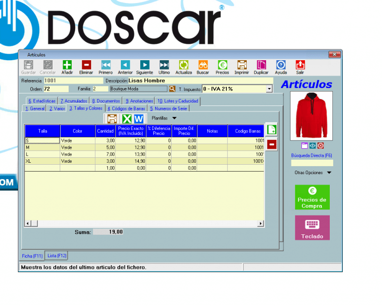 Doscar TPV Comercio - Compra en nuestra tienda TPV Nuevos, TPV Económicos para Bar y Comercio ...